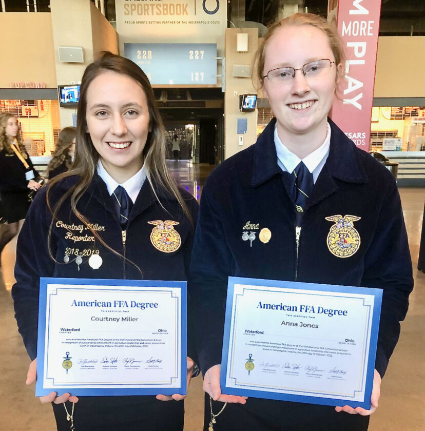 Waterford FFA members receive national honor | News, Sports, Jobs ...